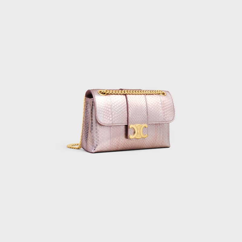 TEEN CELINE VICTOIRE BAG IN pearly python - LIGHT PINK | CELINE