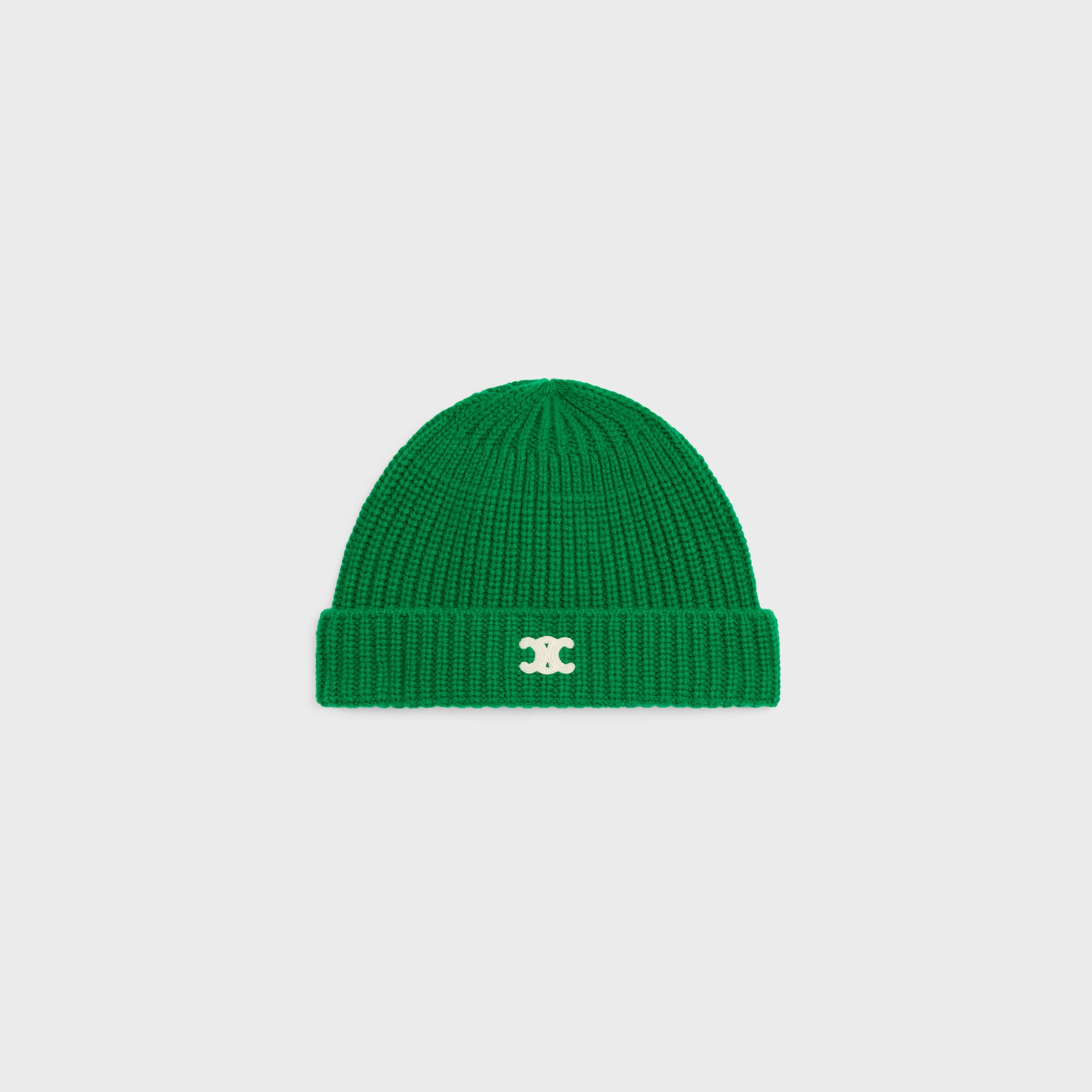 TRIOMPHE BEANIE IN SCOTTISH CASHMERE - | CELINE