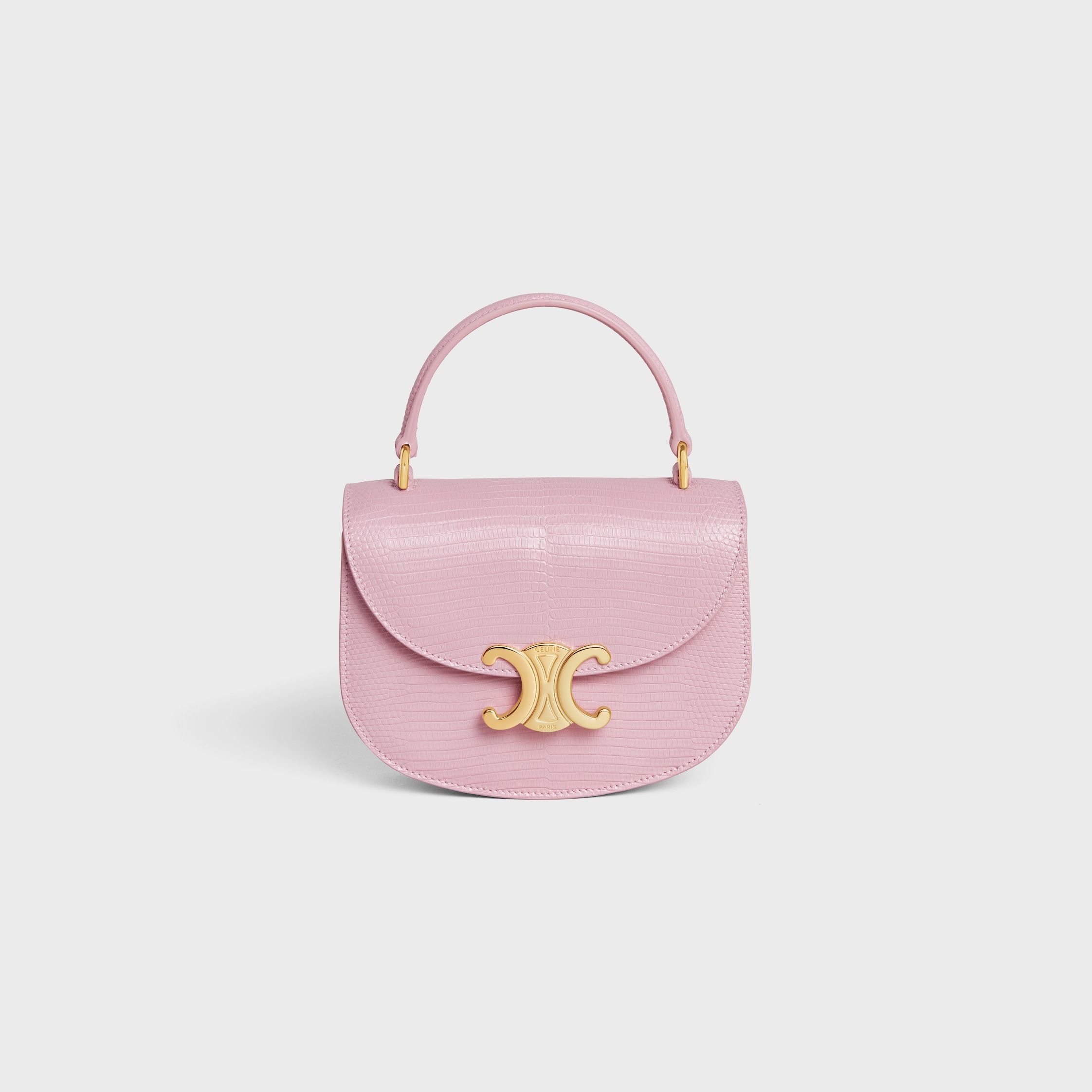 MINI BESACE CLEA in LIZARD - LIGHT PINK | CELINE