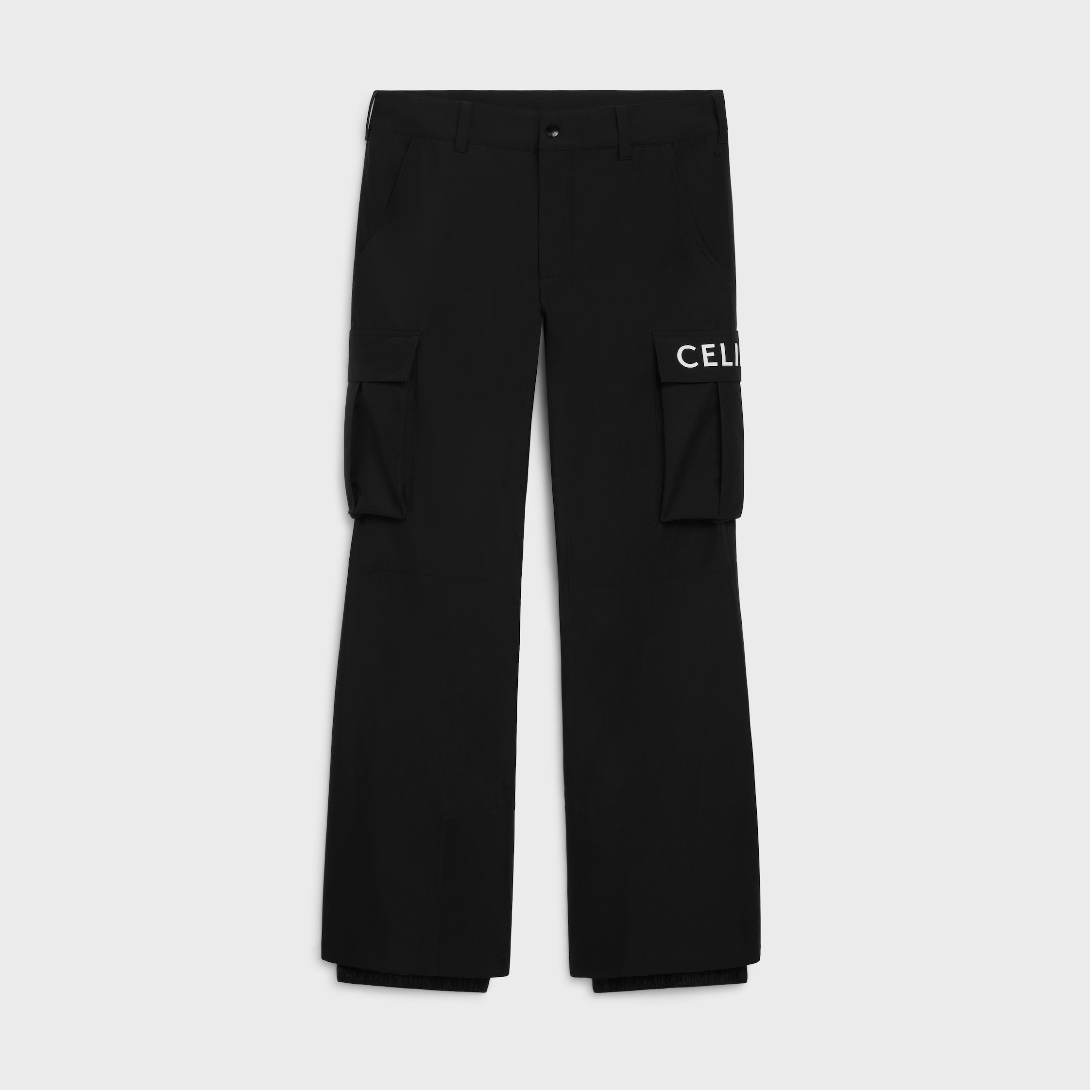 CELINE SKI PANTS IN TECHNICAL NYLON - BLACK | CELINE