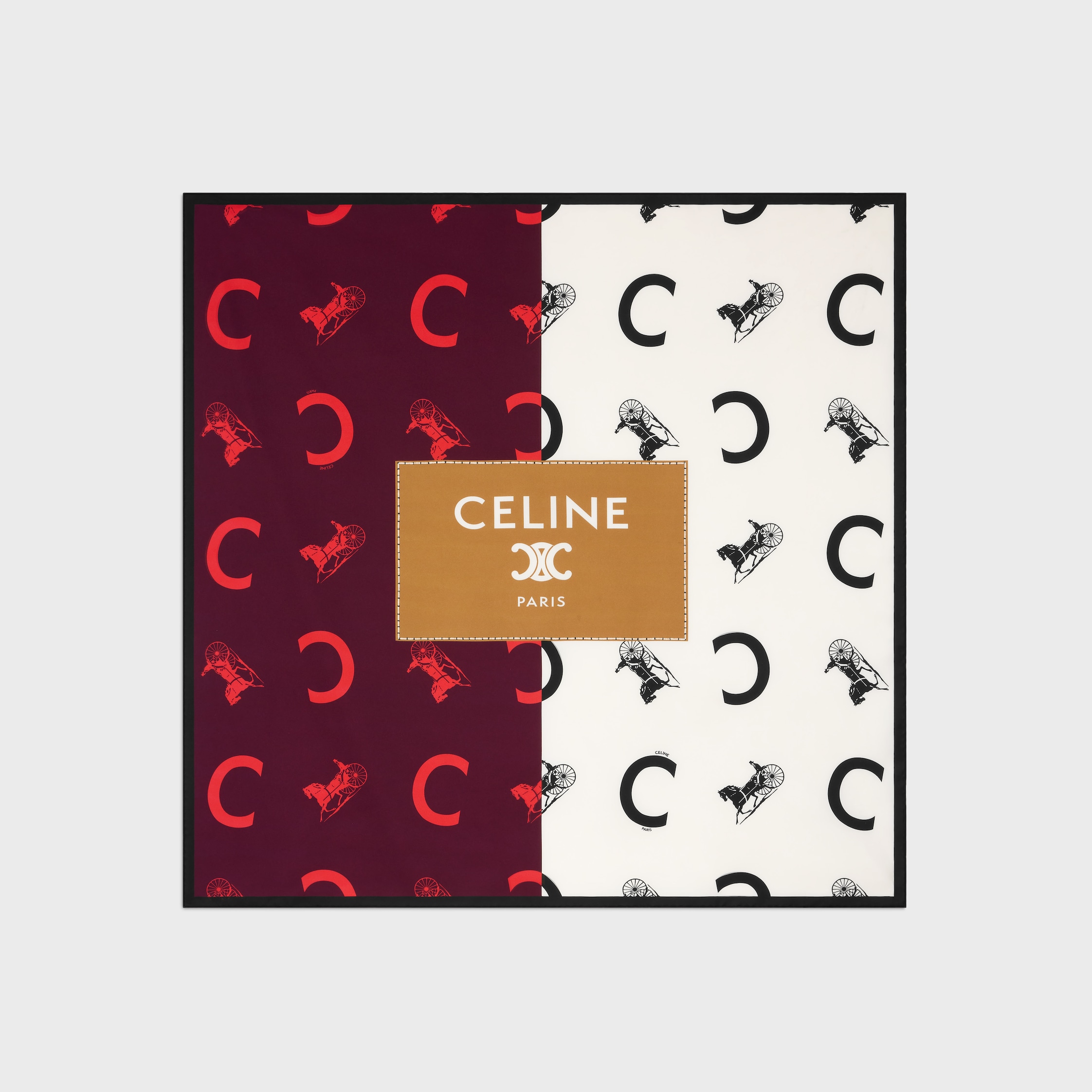 SQUARE IN SILK TWILL - | CELINE
