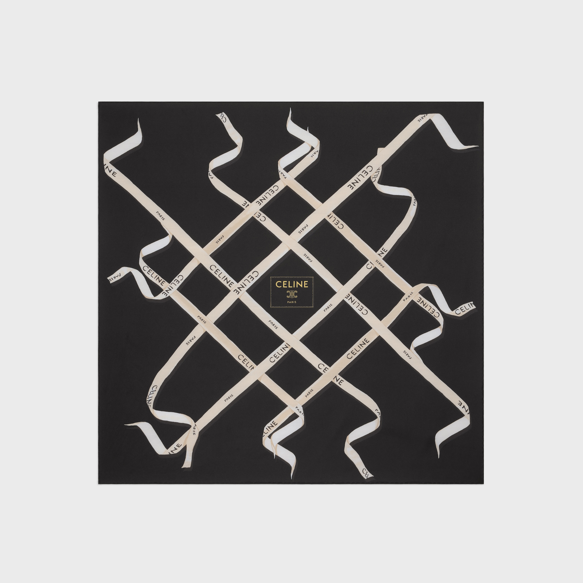SQUARE IN SILK TWILL - | CELINE
