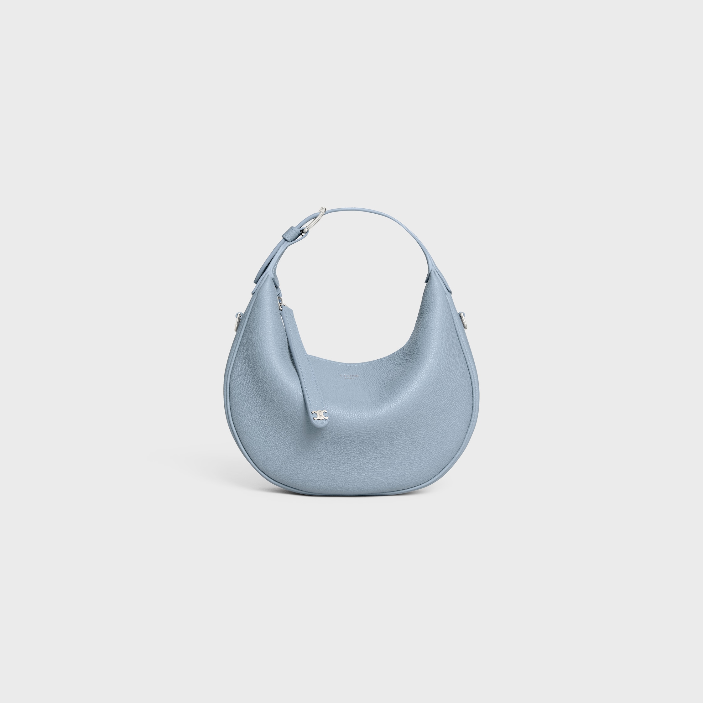 Teen Celine Lulu IN Grained calfskin - LIGHT DENIM | CELINE