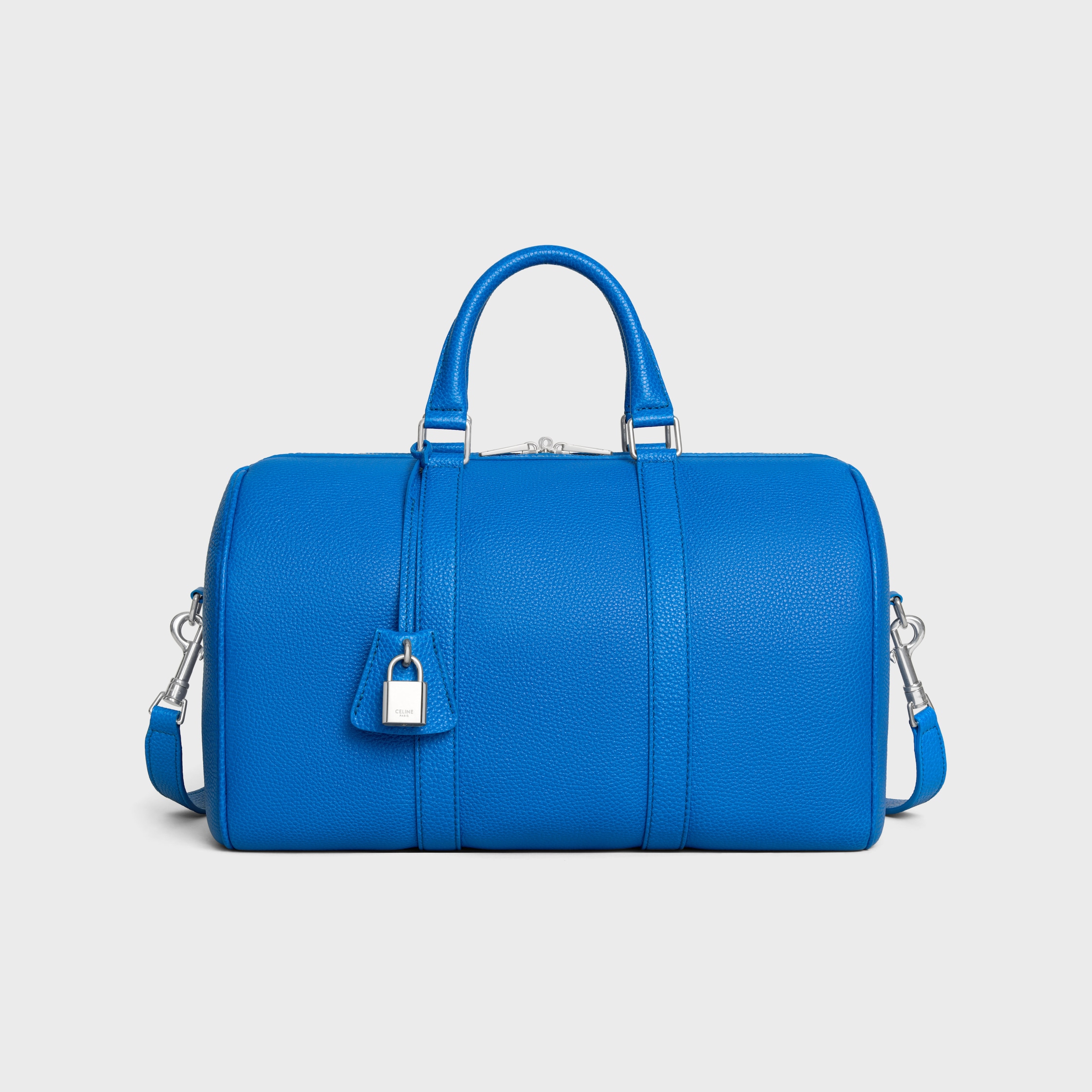 BOLSO BOSTON GRANDE DE PIEL DE BECERRO CON TEXTURA GRANULADA - | CELINE