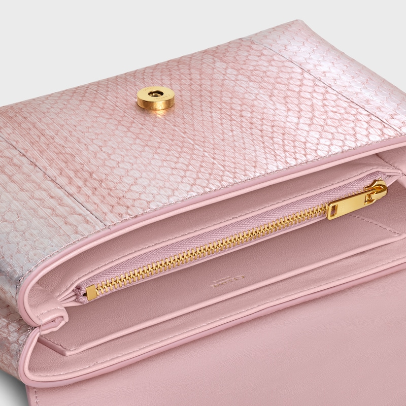TEEN CELINE VICTOIRE BAG IN pearly python - LIGHT PINK | CELINE
