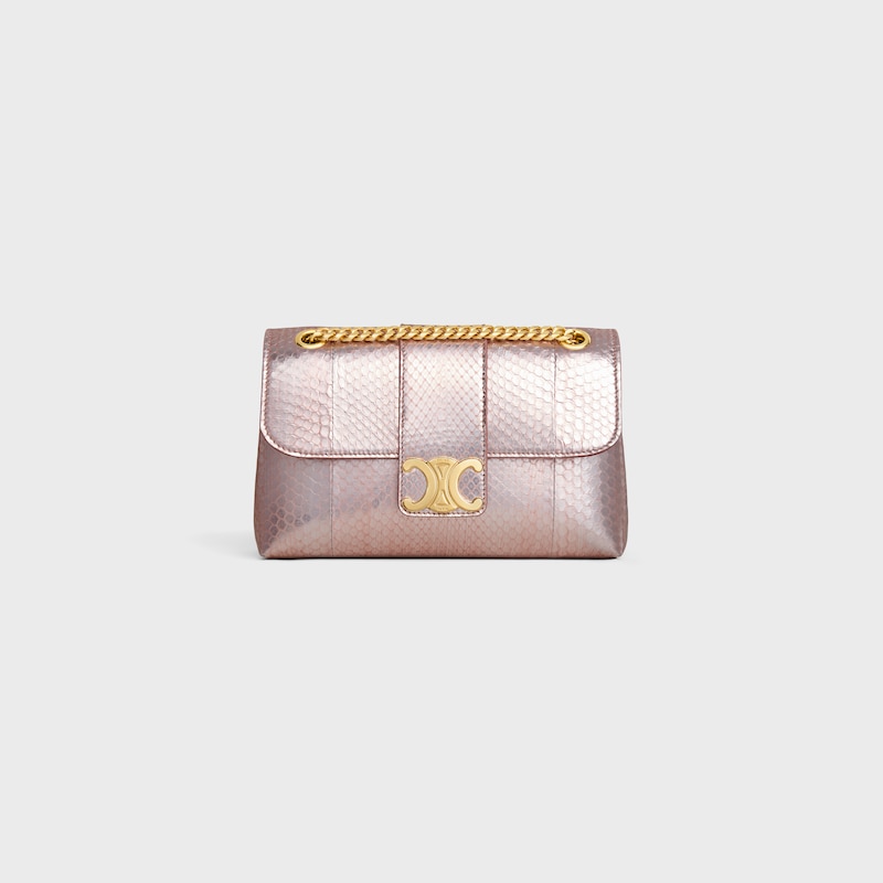 TEEN CELINE VICTOIRE BAG IN pearly python - LIGHT PINK | CELINE