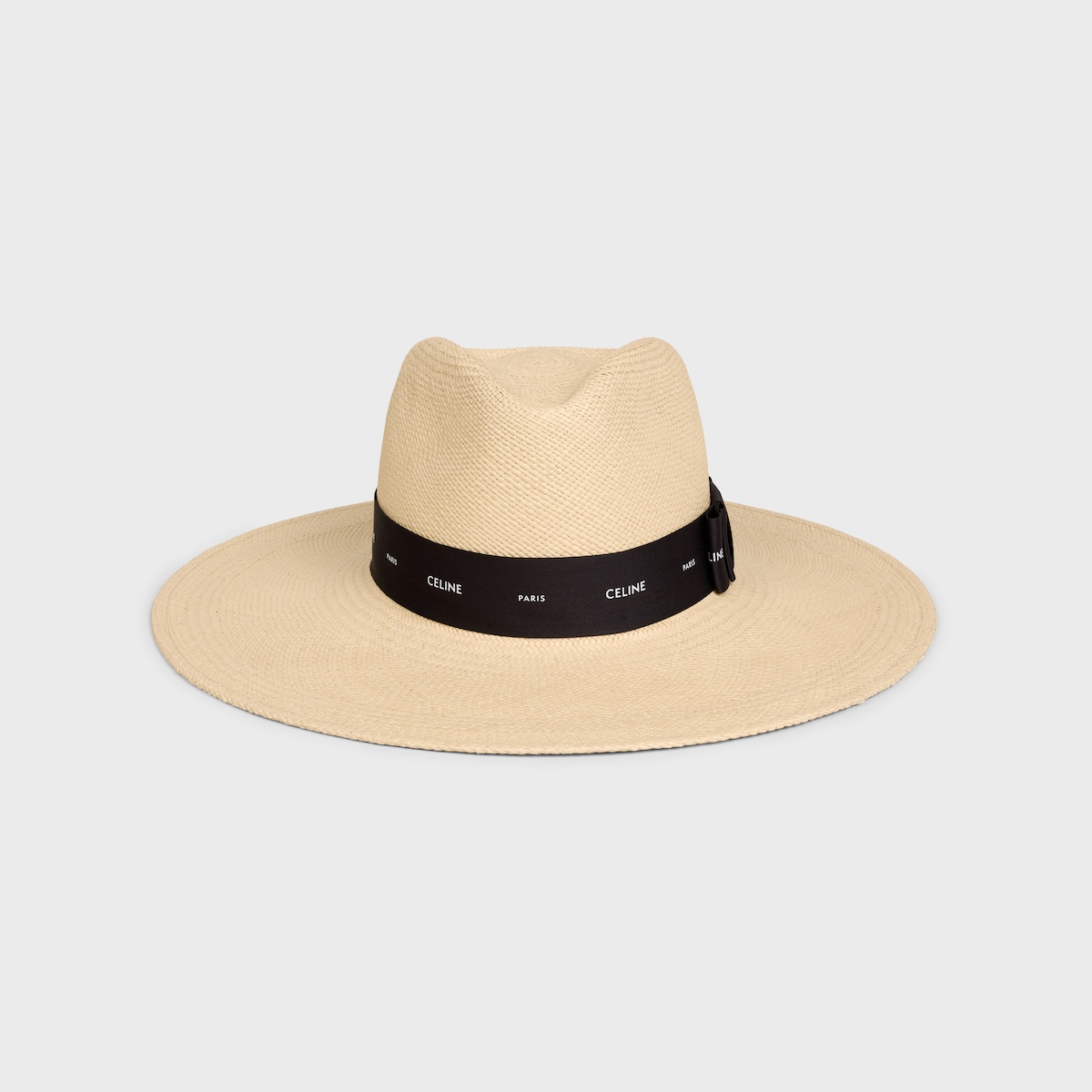 panama hat IN straw - NATURAL/BLACK | CELINE