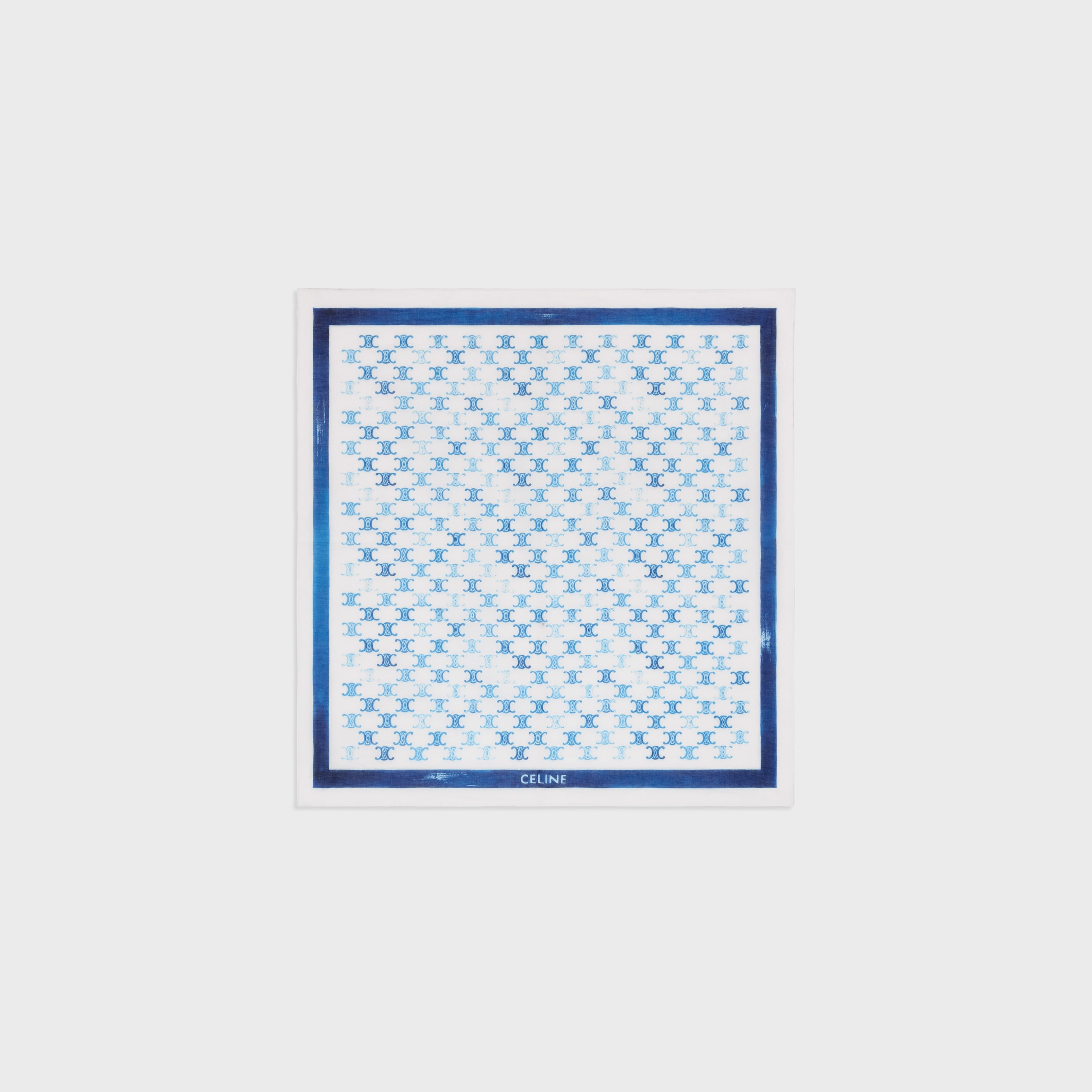 bandana IN cotton - WHITE/BLUE | CELINE