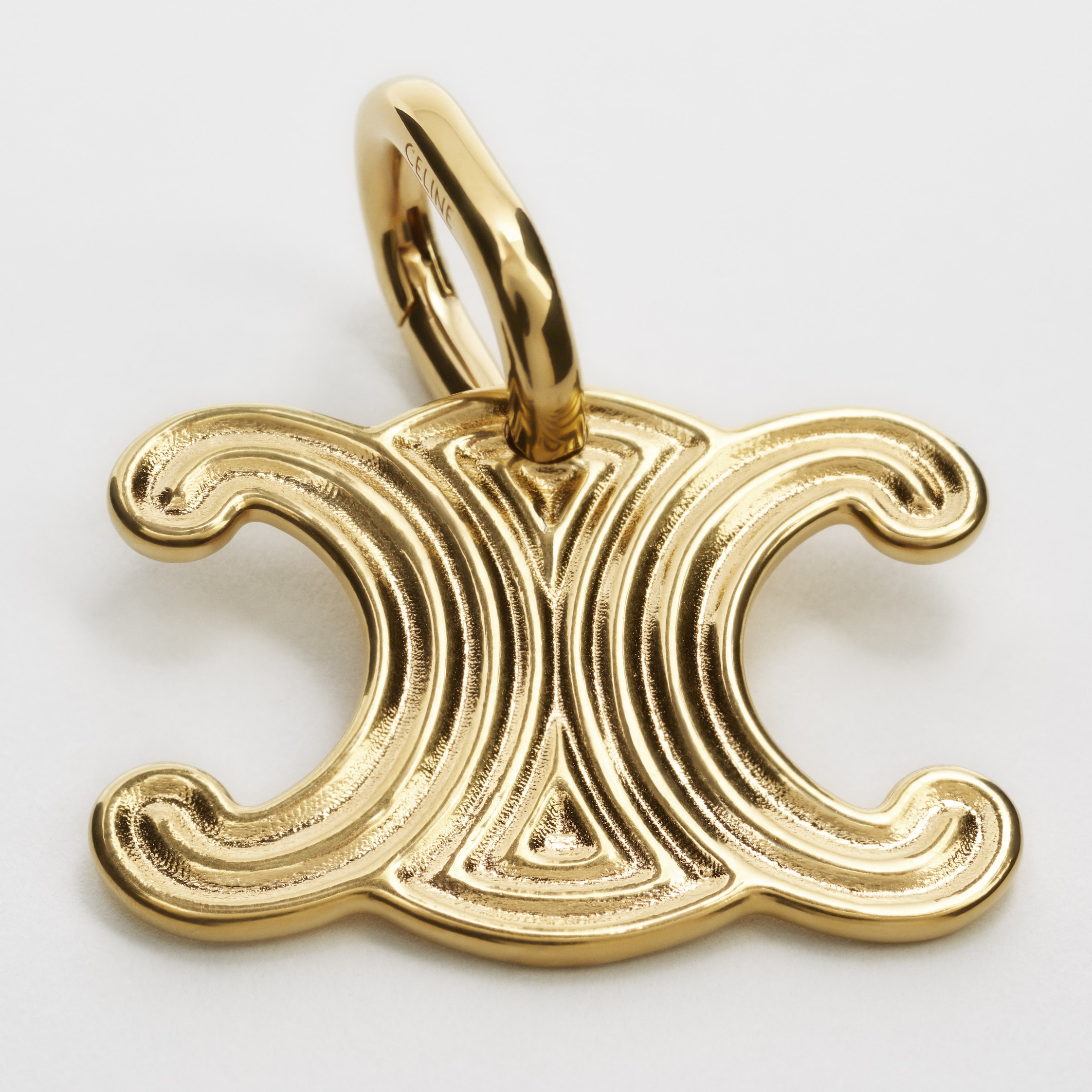 CELINE CHARMS TRIOMPHE WIRE IN BRASS WITH GOLD FINISH - GOLD | CELINE