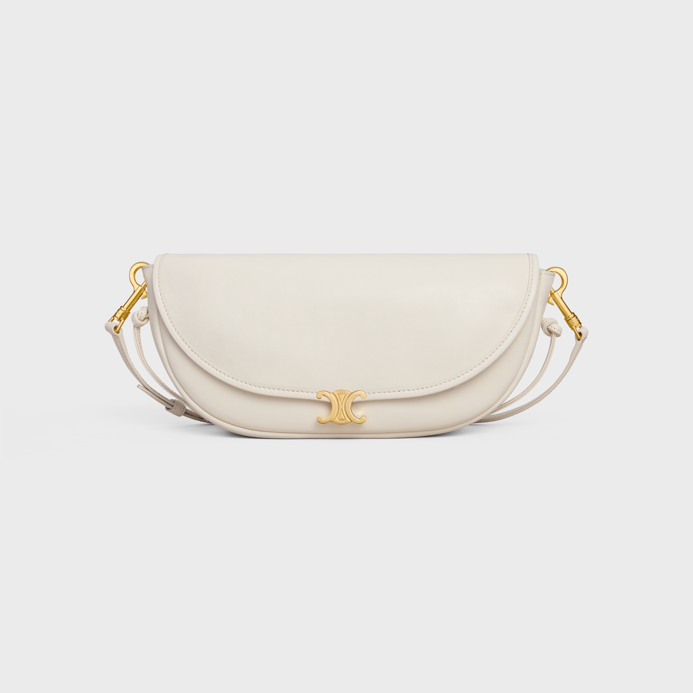 LITTLE HALFMOON SOFT TRIOMPHE IN SUPPLE SHINY LAMBSKIN - | CELINE