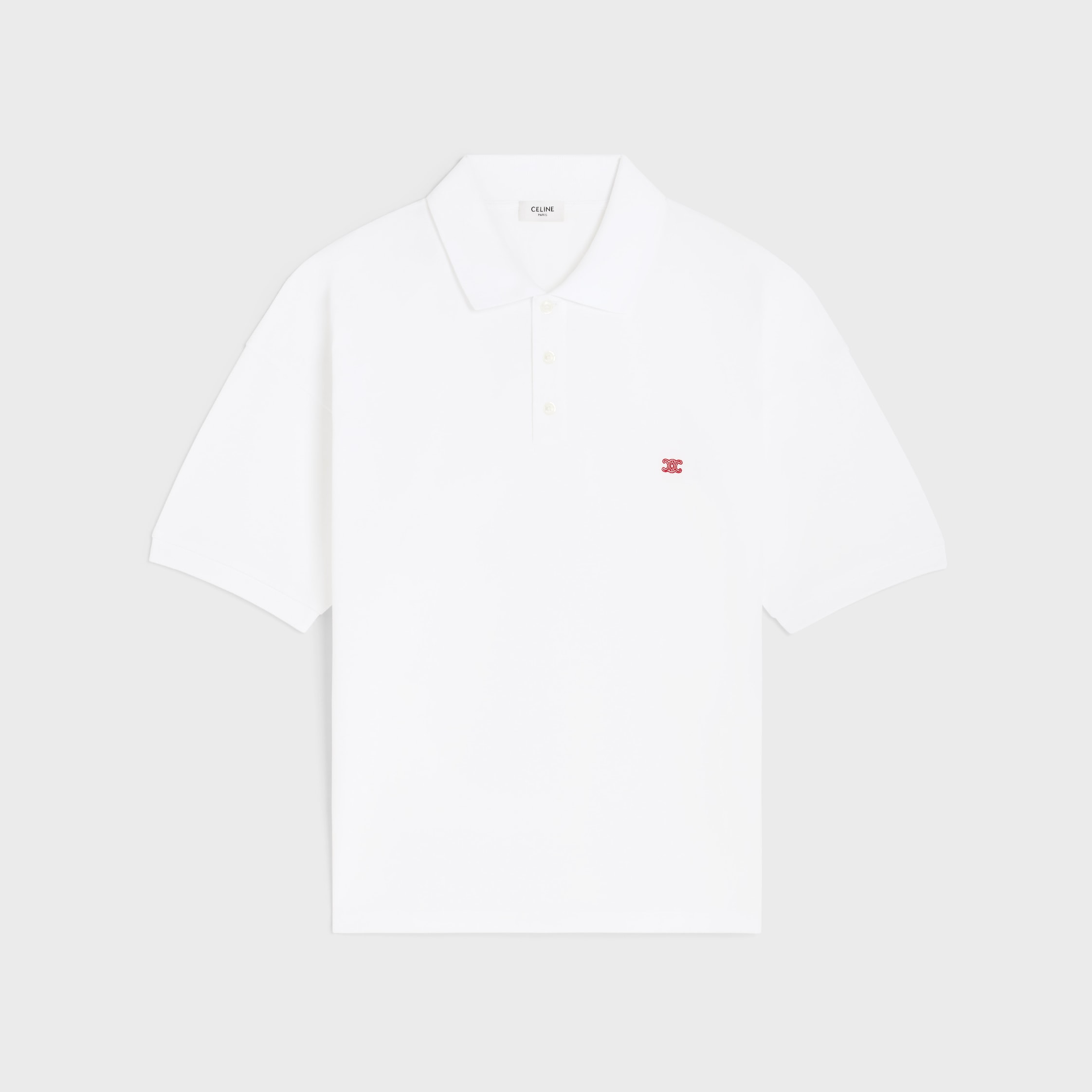 폴로 셔츠 - 피케 코튼 저지 - | CELINE | 셀린느