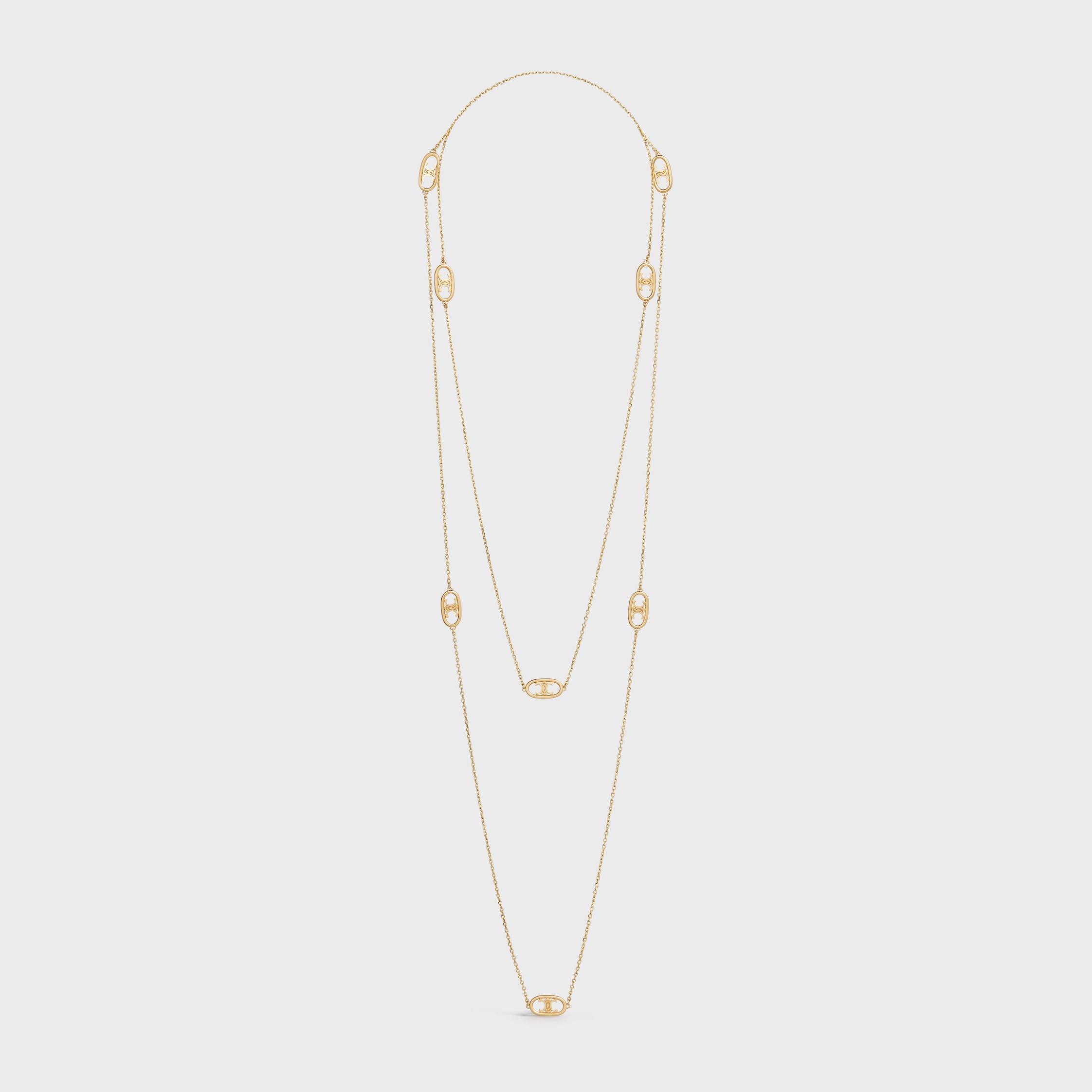 Sautoir Maillon Triomphe en Or Jaune - YELLOW GOLD | CELINE