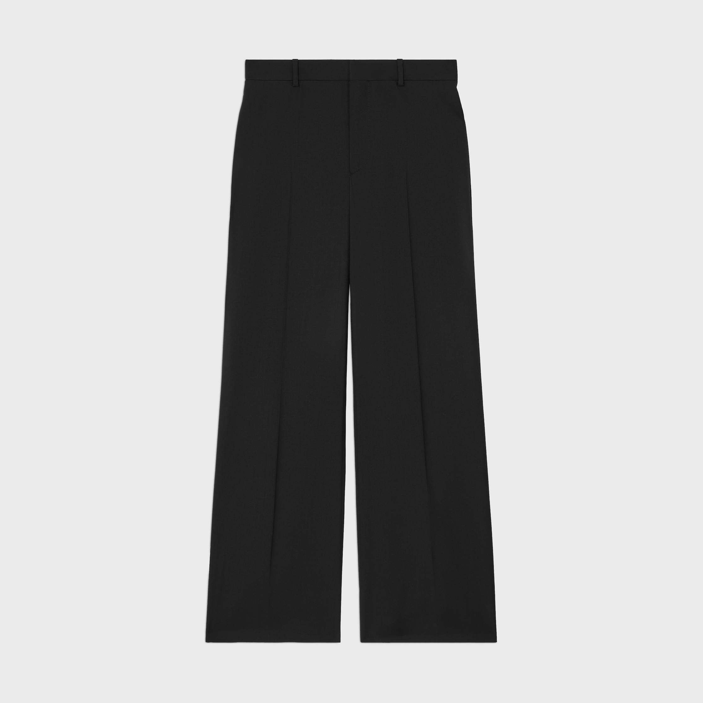 pantalon ethan gabardine de laine - Noir | CELINE
