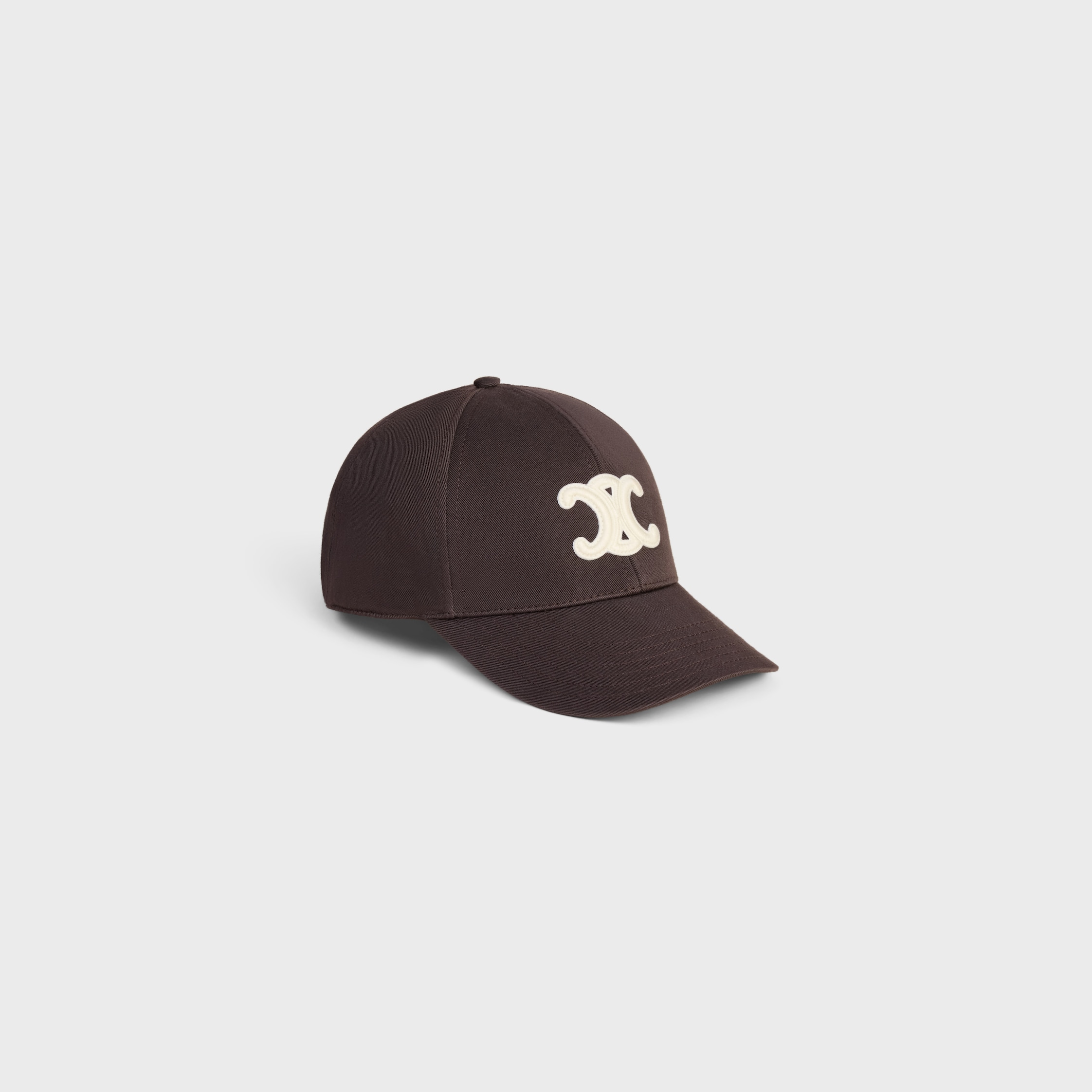 TRIOMPHE BASEBALL CAP IN WASHED COTTON GABARDINE - | CELINE