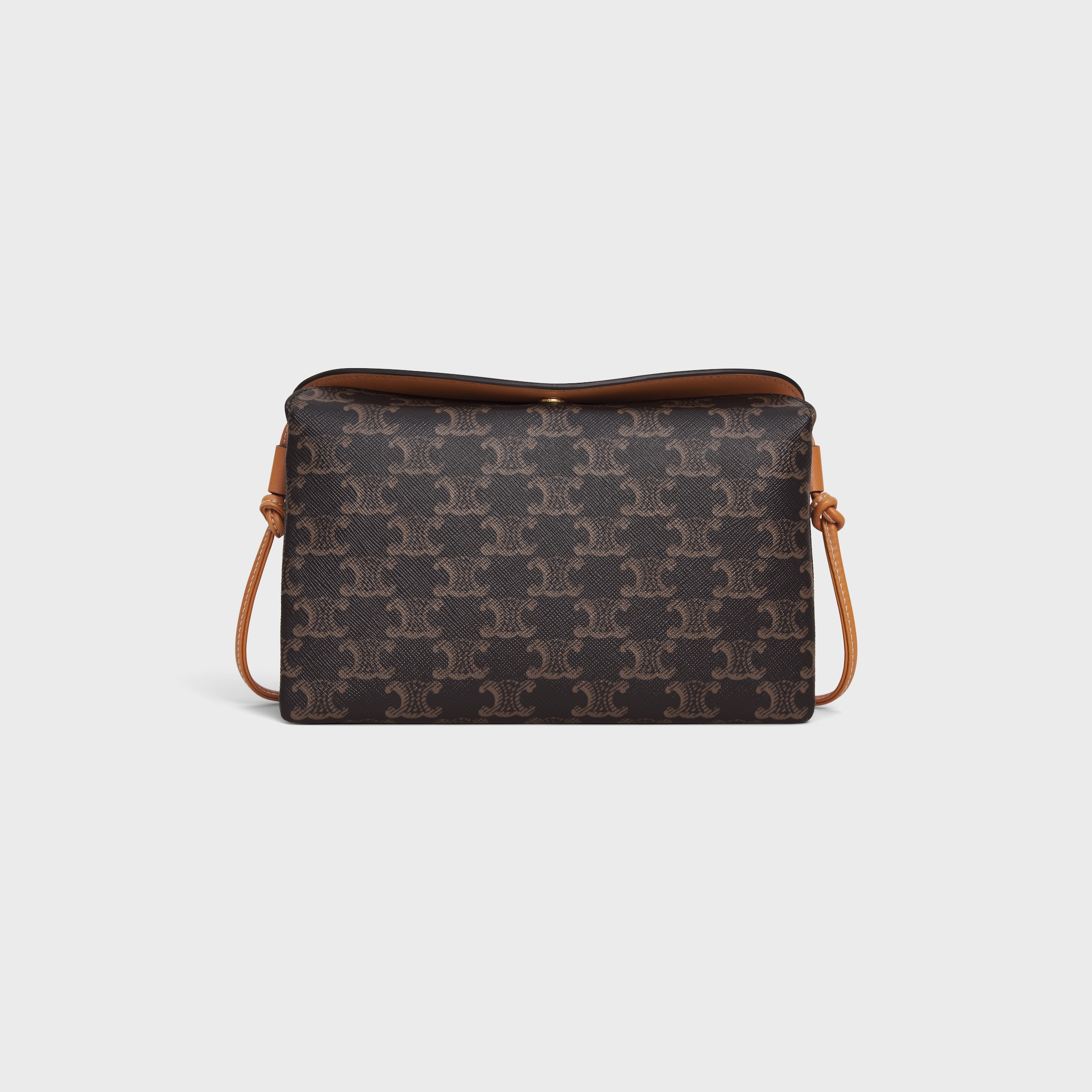TRIO FLAP TOILE TRIOMPHE ET AGNEAU - MIEL | CELINE