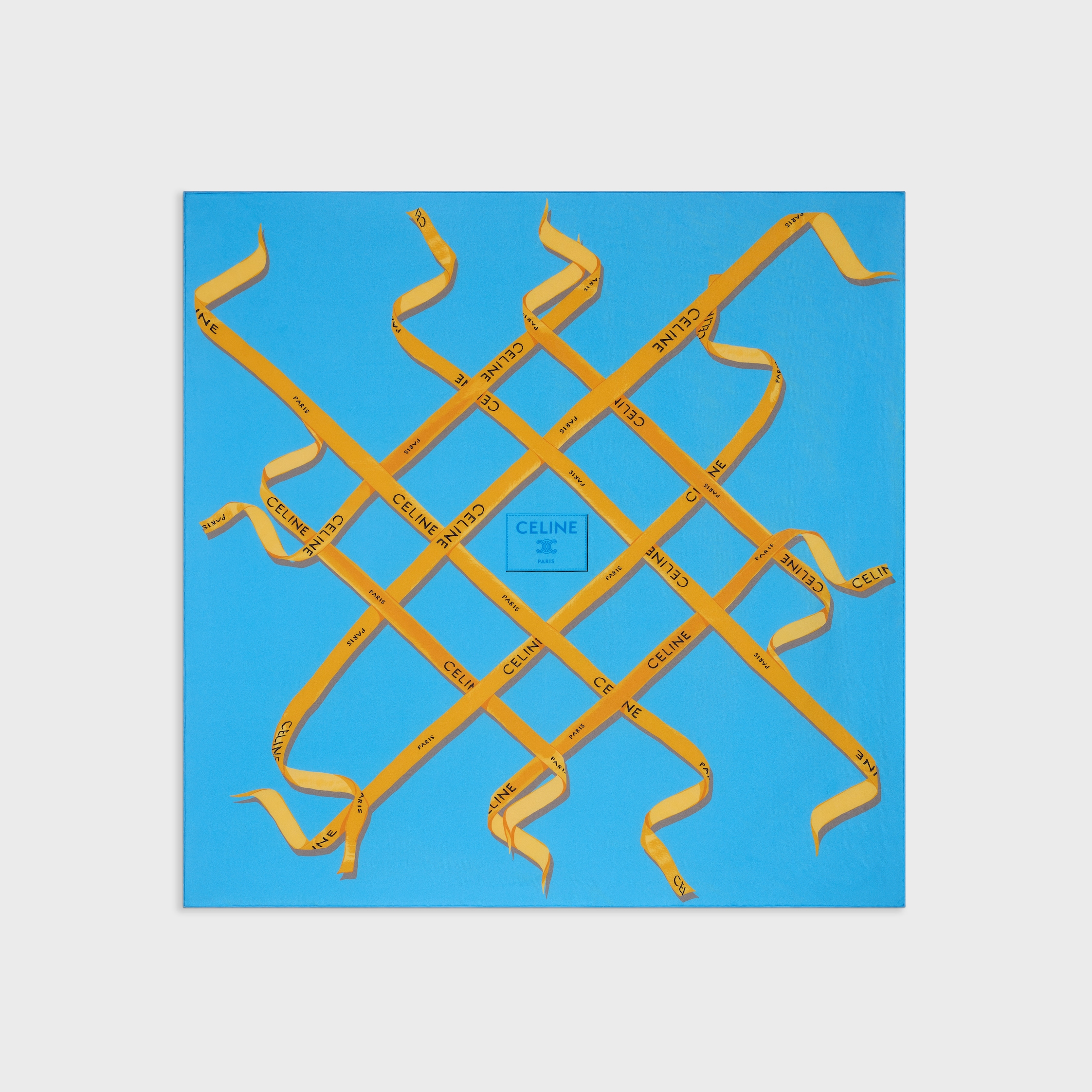 SQUARE IN SILK TWILL - | CELINE