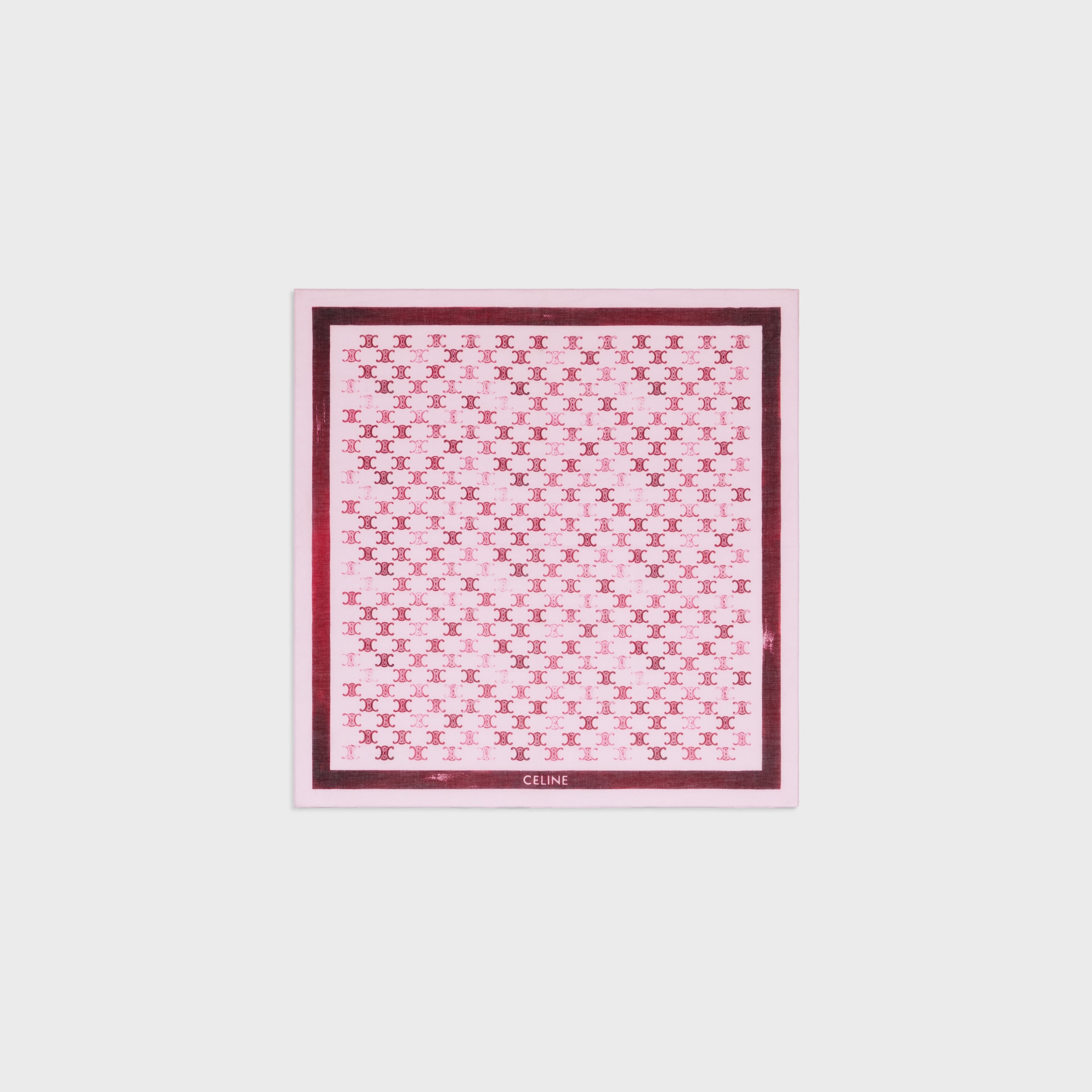 bandana IN cotton - LILAC/BURGUNDY | CELINE