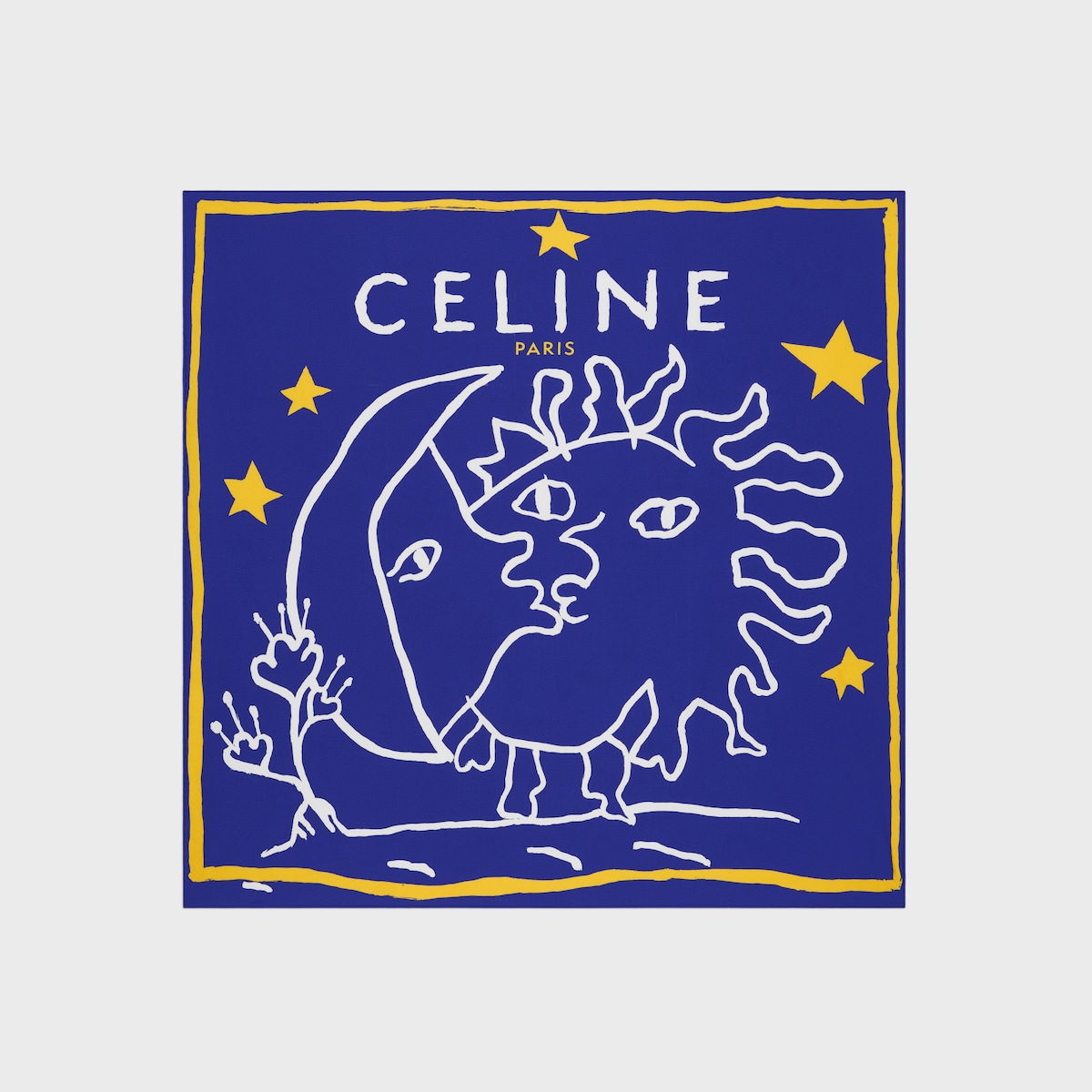SQUARE IN SILK TWILL - | CELINE