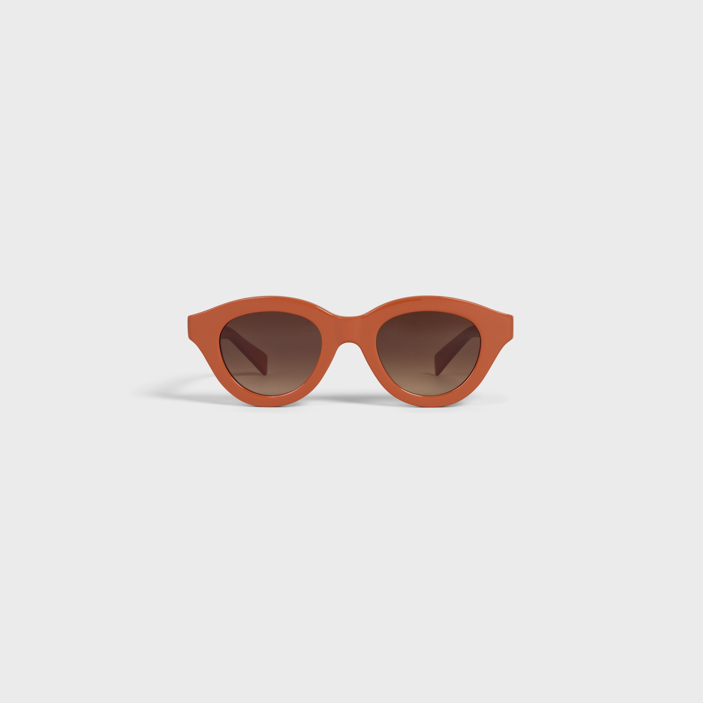Triomphe Mini 01 sunglasses in Acetate - TERRACOTTA | CELINE