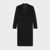 manteau classique drap de laine - Noir | CELINE