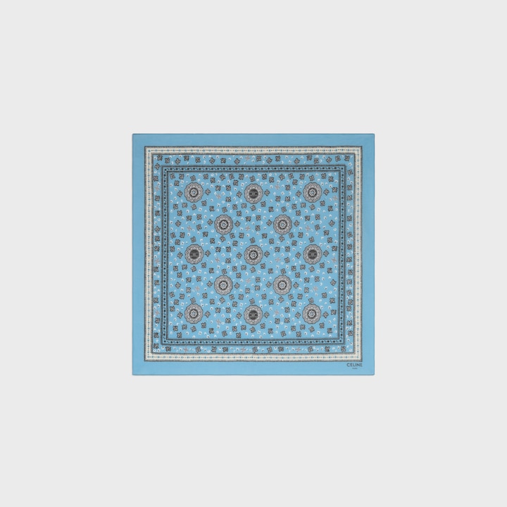 Bandana AUS Baumwolle - BLAU/SCHWARZ/CREMEWEISS | CELINE