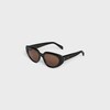 Cat Eye S286 Sunglasses in Acetate - BLACK | CELINE