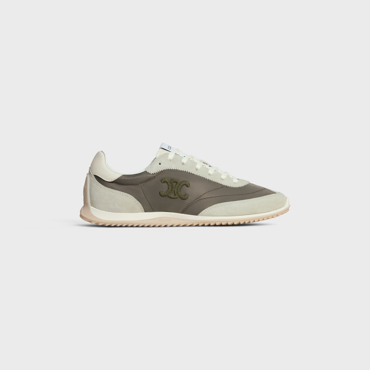 CELINE RACER - LOW TOP SNEAKER IN NYLON, SUEDE CALFSKIN AND CALFSKIN