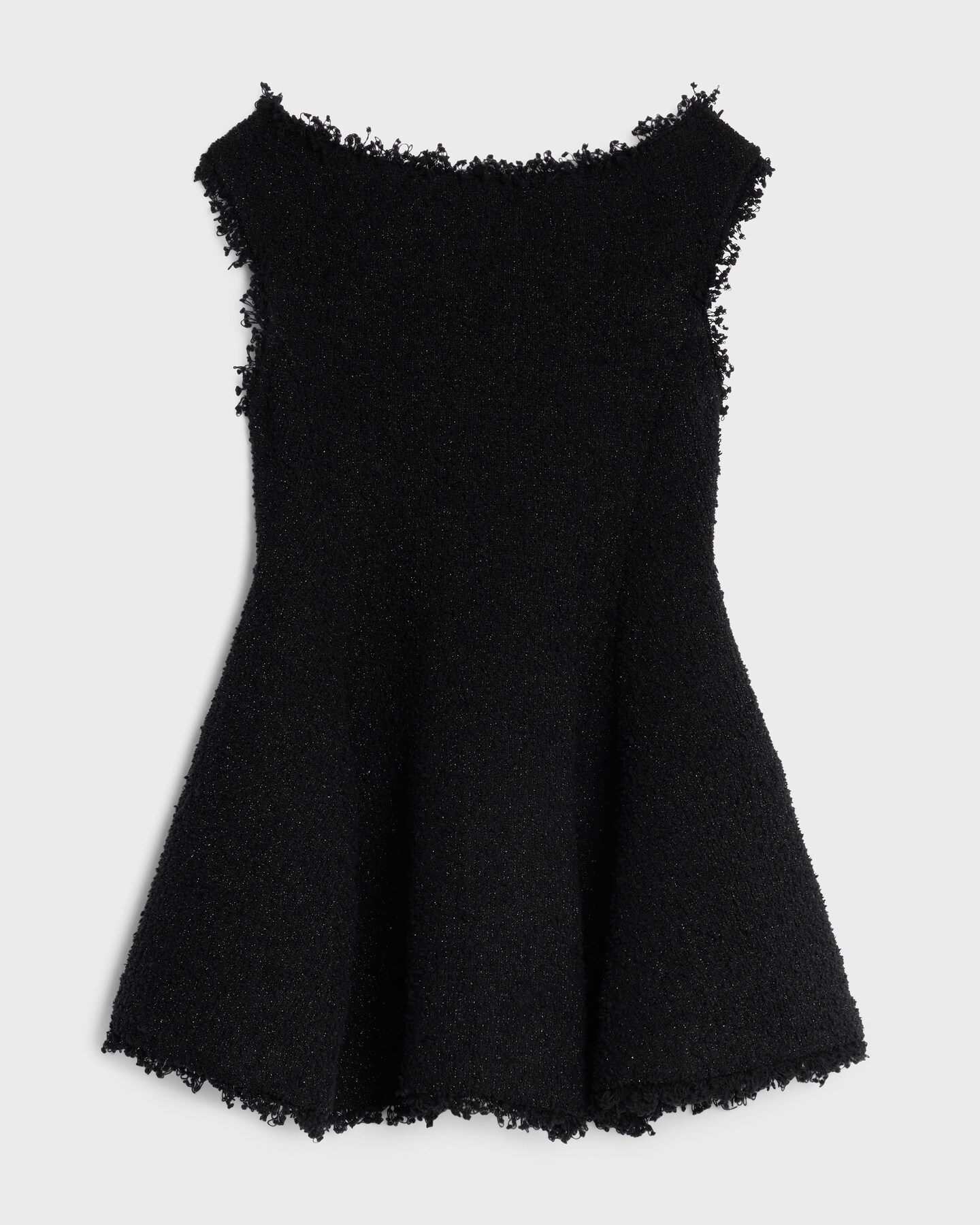 mini dress IN knit natte - BLACK | CELINE